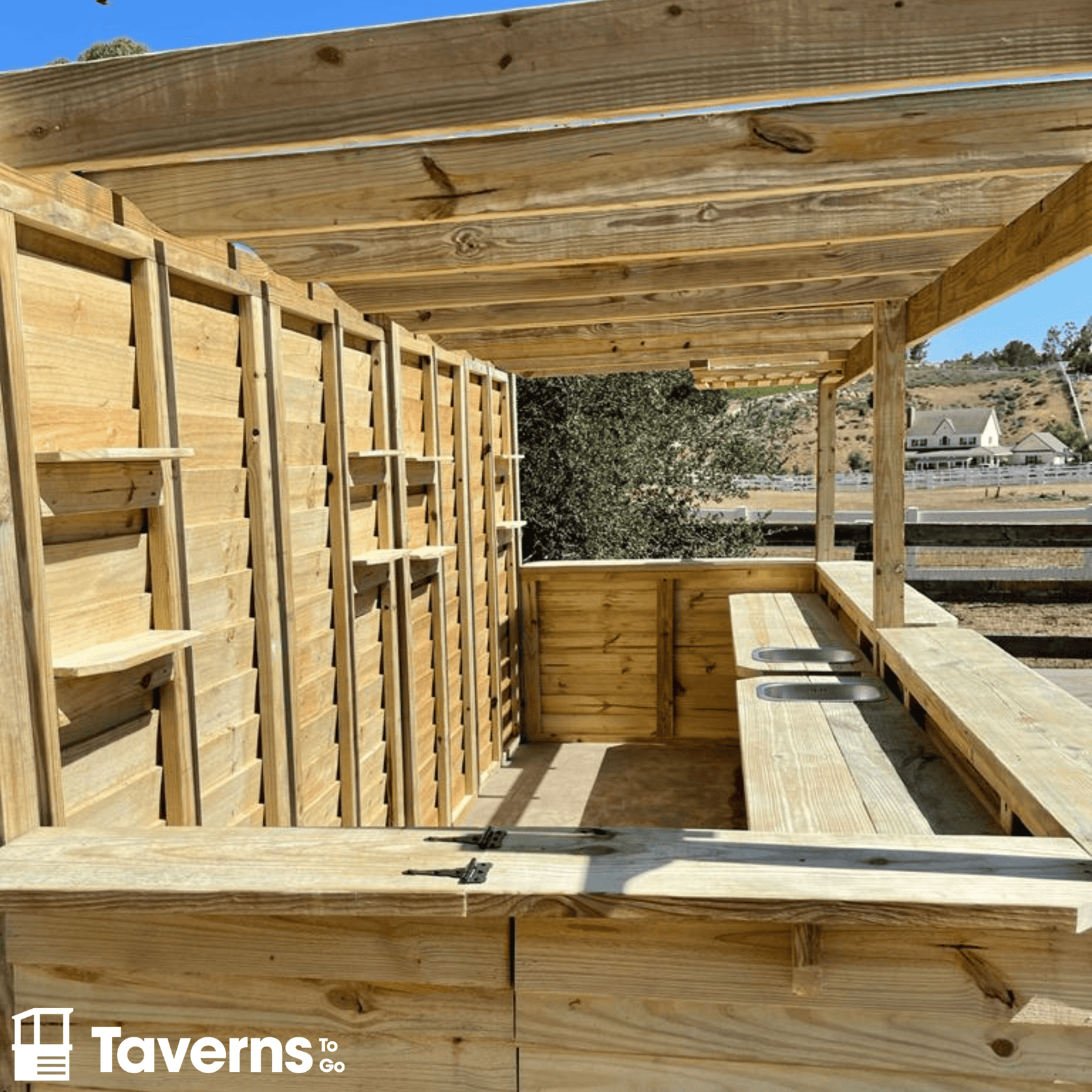 Upgrade main countertops to 12" wide in lieu of 10" – Taverns-To-Go